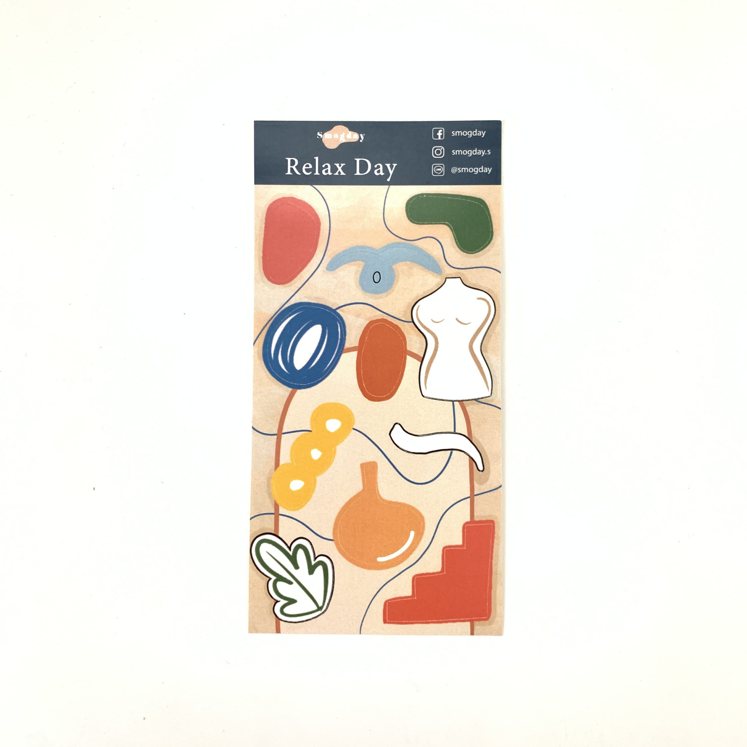 Relax Day Sticker Die-cut – SMOGDAY